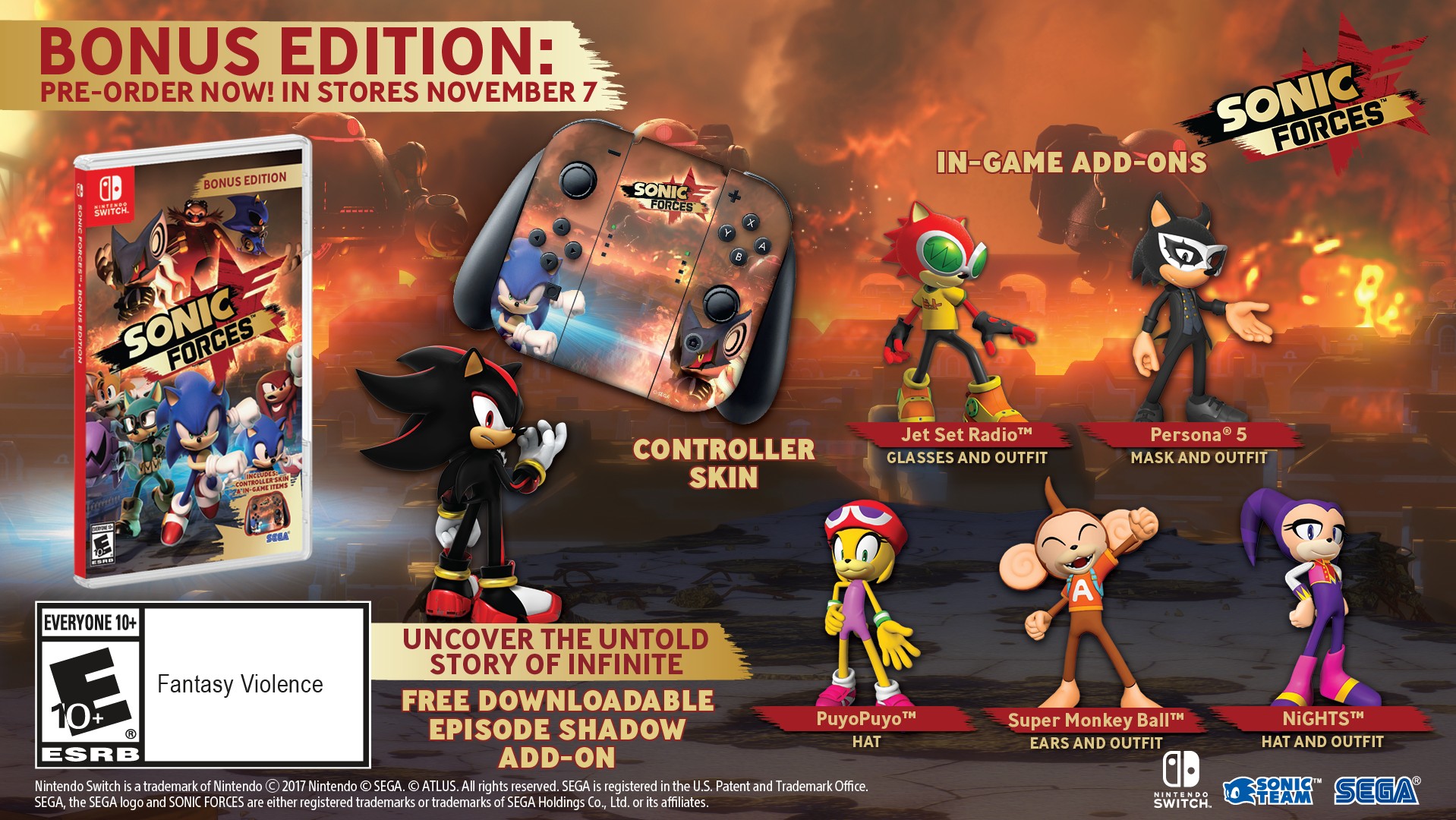 Annunciato Episode Shadow, il DLC per Sonic Forces | GamerClick